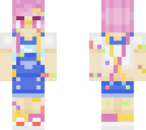 emu otori | doodle free style - (rainbow canvas) | Minecraft Skin