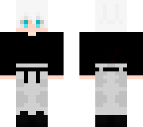 gojo saturo | Minecraft Skins