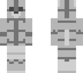 Grey Anthro Base (digitigrade) | Minecraft Skin