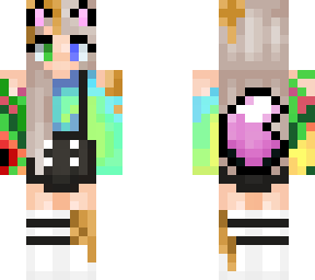 New Bee-Fox with flower | Minecraft Skin