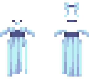 Blue Ball Dress - Base | Minecraft Skin