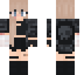 fille harcel | Minecraft Skin