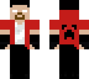 Hero brine with red jacket | Minecraft Skin