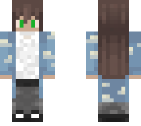 long hair boy | Minecraft Skins