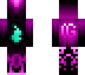 Purple flame void | Minecraft Skin