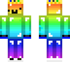 Rainbow Block | Minecraft Skin