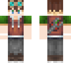tubbo skin with white bracelet | Minecraft Skin