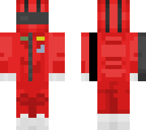 Red racing suit | Minecraft Skin
