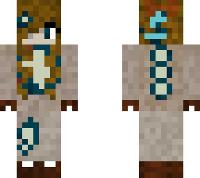 Sculk Wendigo Girl | Minecraft Skin