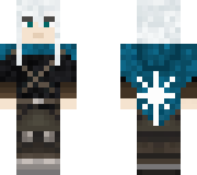 Maru skin with hooded cloak | Minecraft Skin