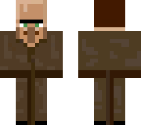 bald villager | Minecraft Skin