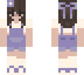 Lilac Farmer Girl | Minecraft Skin