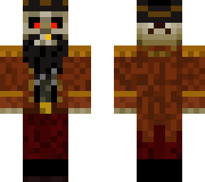 Skelleten Captain | Minecraft Skin