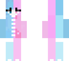 cute BLUE pink girl | Minecraft Skin