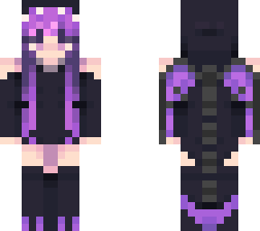 ender dragon girl | Minecraft Skin