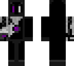 Purple Corrupt Cyber Mouse | Minecraft Skin