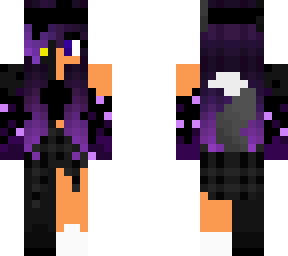 purple void wolf girl | Minecraft Skin