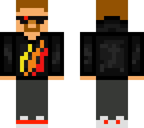 Aagent(Fire Merch) | Minecraft Skin