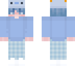 blue axolotl | Minecraft Skin