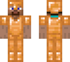 Orange Sunstone Armor Steve | Minecraft Skin