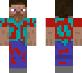 steve blood | Minecraft Skins