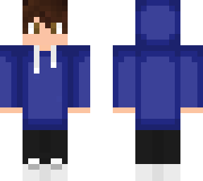 Blue Hoodie | Minecraft Skin