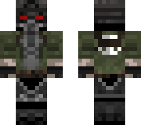 Duke update with scars masked | Minecraft Skin