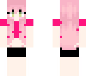 Pink Gamer Girl | Minecraft Skin