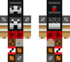 redstone man | Minecraft Skins
