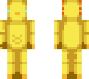 yellow axolotl | Minecraft Skins