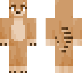 anthro thylacine | Minecraft Skin