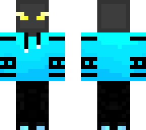 Blue lightning | Minecraft Skin