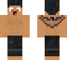 Boy with hawk tattoo | Minecraft Skin