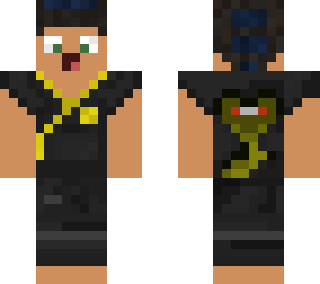 Cobra Kai Karate Boy blue mohawk | Minecraft Skin