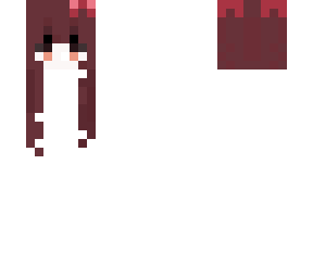 cute girl hair base with bow | Minecraft Skin