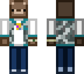 graduation bear | Minecraft Skin