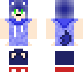 human sonic | Minecraft Skins