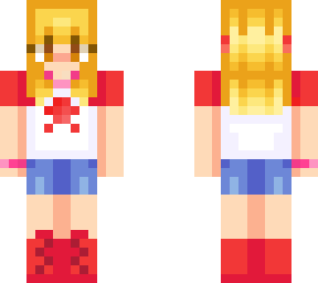 lucia nanami - human form reshade | Minecraft Skin