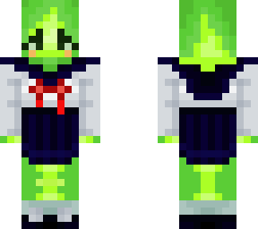 Undertale Fire Elemental | Minecraft Skin