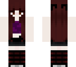 purple hair emo | Minecraft Skins