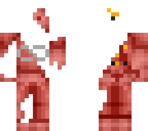 Red Part of Infinity Steve | Minecraft Skin