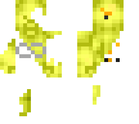 Yellow Part of Infinity Steve | Minecraft Skin