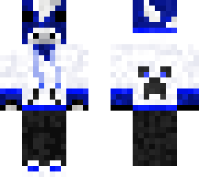 blue creeper | Minecraft Skins