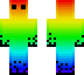 Demon Spectrum Ombre | Minecraft Skin