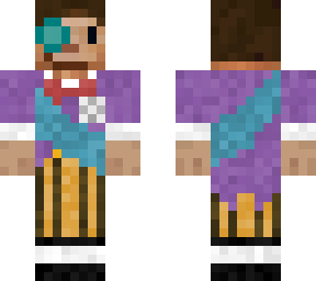 Mayor goodtimeswithscar with grians eyes | Minecraft Skin