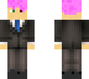 News Anchor Spud blue | Minecraft Skin