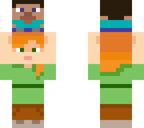Alex and Steve | Minecraft Skin