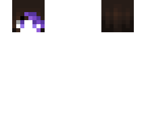 Female HB - Short Brown w/ Purple Bangs | Minecraft Skin