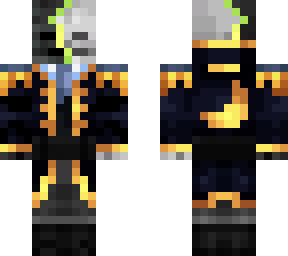 Half wither Half skeleton | Minecraft Skin