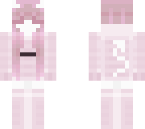 Pink Demon Girl | Minecraft Skin